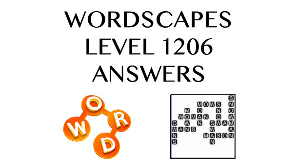 Wordscapes Level 1206 Answers