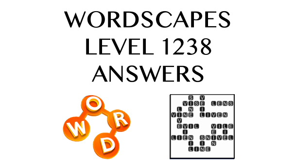 Wordscapes Level 1238 Answers