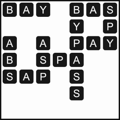 Wordscapes Level 3627 Answers