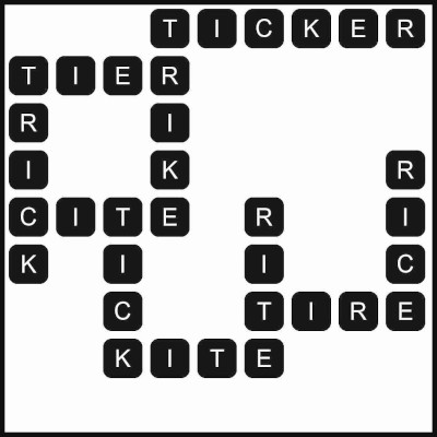 Wordscapes Level 3682 Answers