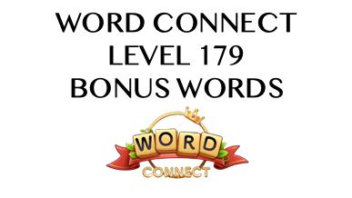 Word Connect Level 179 Answers