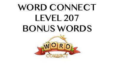 Word Connect Level 207 Answers