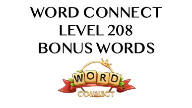 Word Connect Level 208 Answers