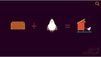 How to make Chicken Coop in Little Alchemy 2