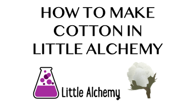 How to make Cotton in Little Alchemy