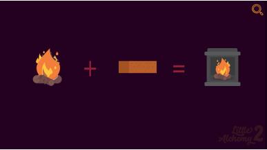 How to make Fireplace in Little Alchemy 2