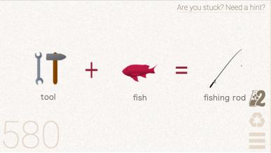 How to make Fishing Rod in Little Alchemy