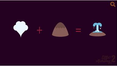 How to make Geyser in Little Alchemy 2