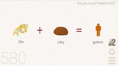 How to make Golem in Little Alchemy