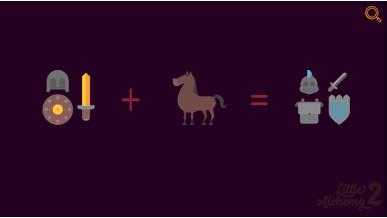 How to make Knight in Little Alchemy 2