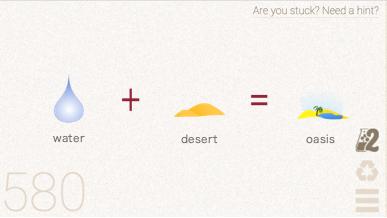 How to make Oasis in Little Alchemy