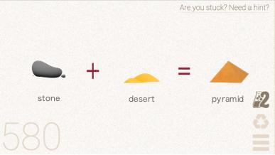 How to make Pyramid in Little Alchemy