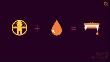 How to make Vampire in Little Alchemy 2