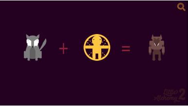 How to make Werewolf in Little Alchemy 2